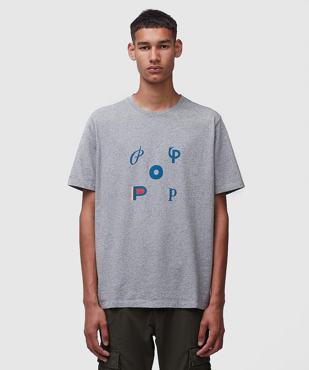 POP TRADING CO. X PARRA T-SHIRT | GREY | SEVENSTORE