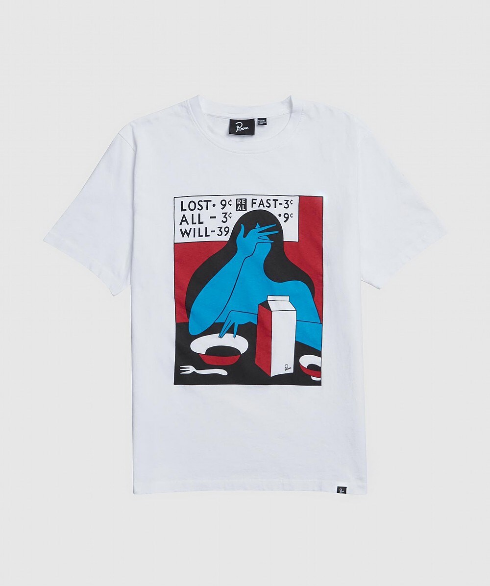 PARRA LOST ALL WILL FAST T-SHIRT | White | SEVENSTORE