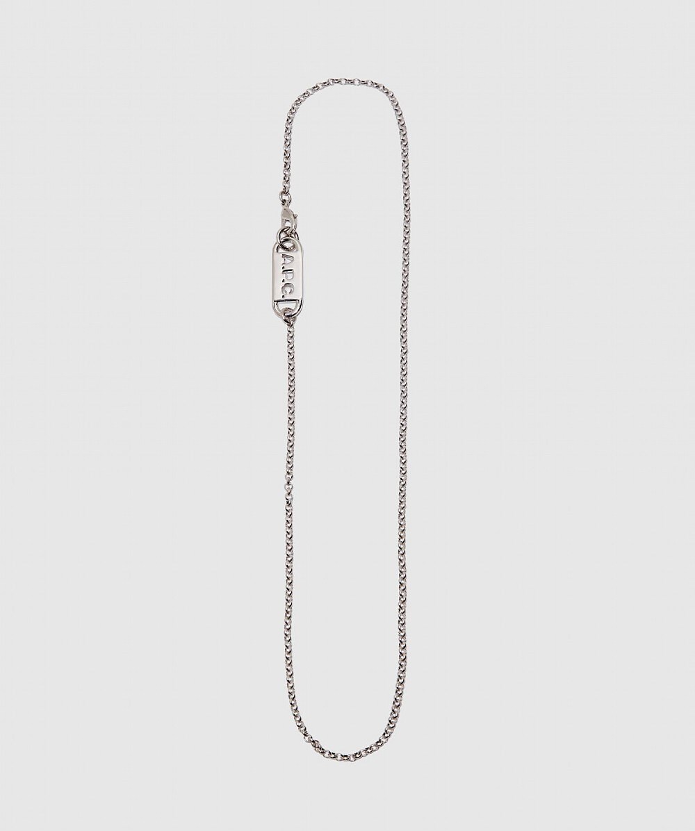 A.P.C. HUGO NECKLACE | SILVER | SEVENSTORE