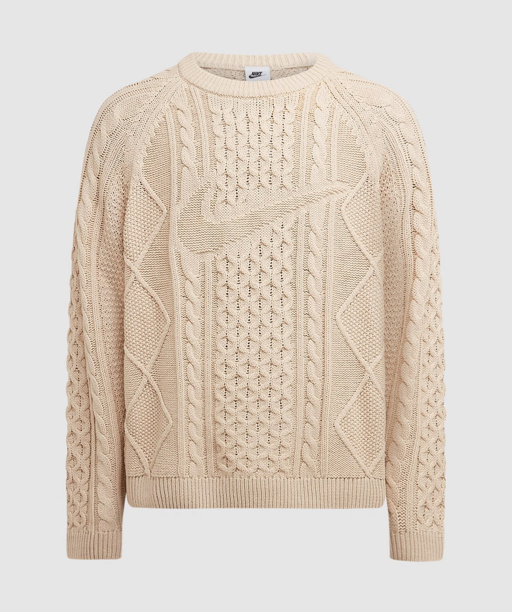 Nike Cable knit sweater | RATTAN | SEVENSTORE Nike Cable knit sweater | RATTAN | SEVENSTORE