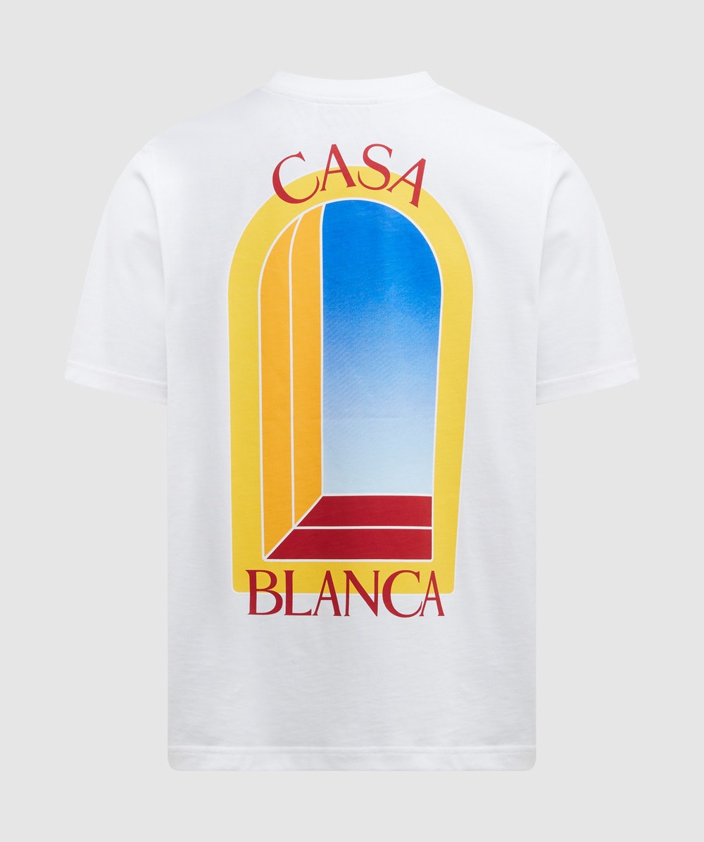 Casablanca L’arche de jour t-shirt | WHITE | SEVENSTORE