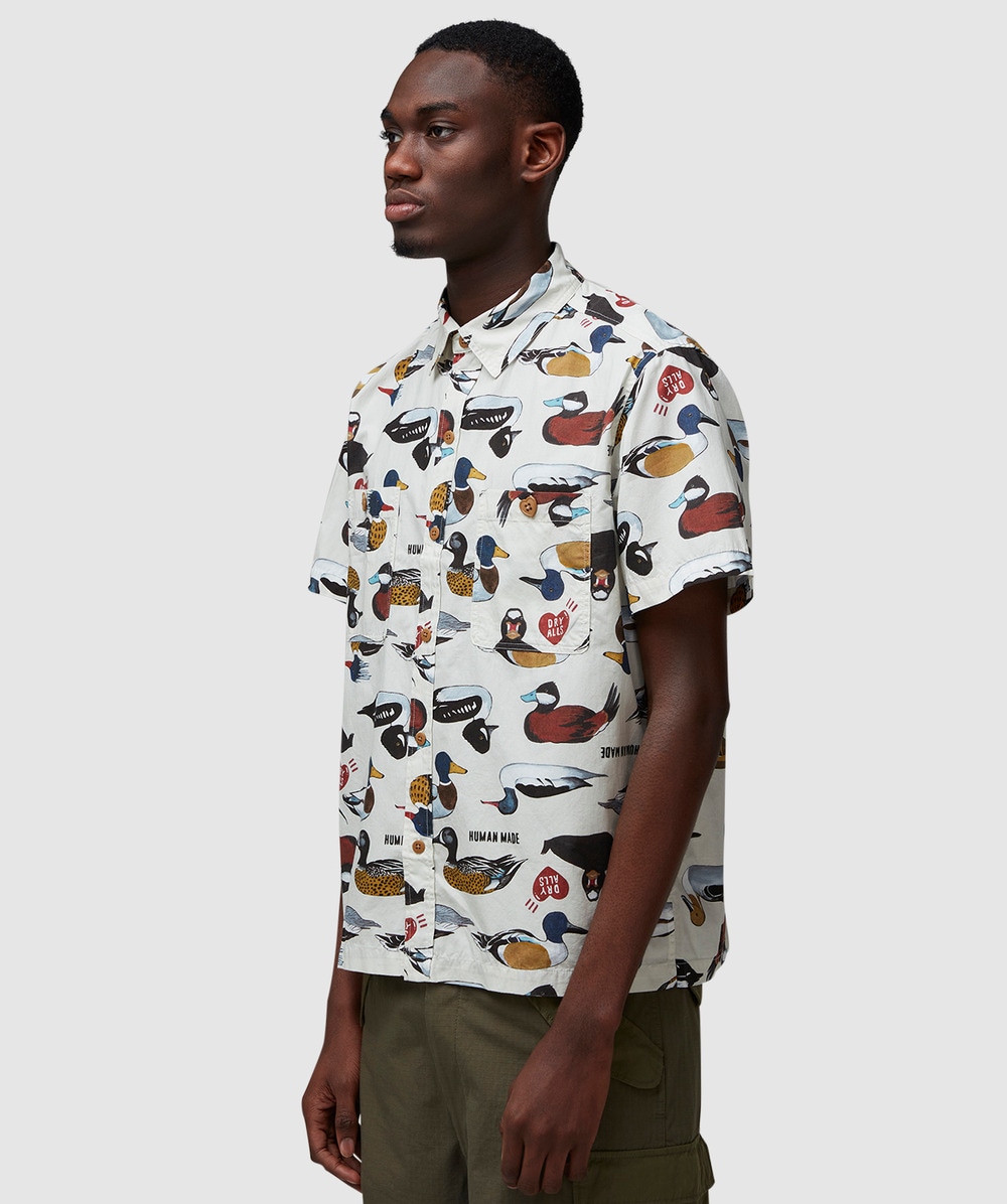 Human Made Duck short sleeve shirt WHITE SEVENSTORE