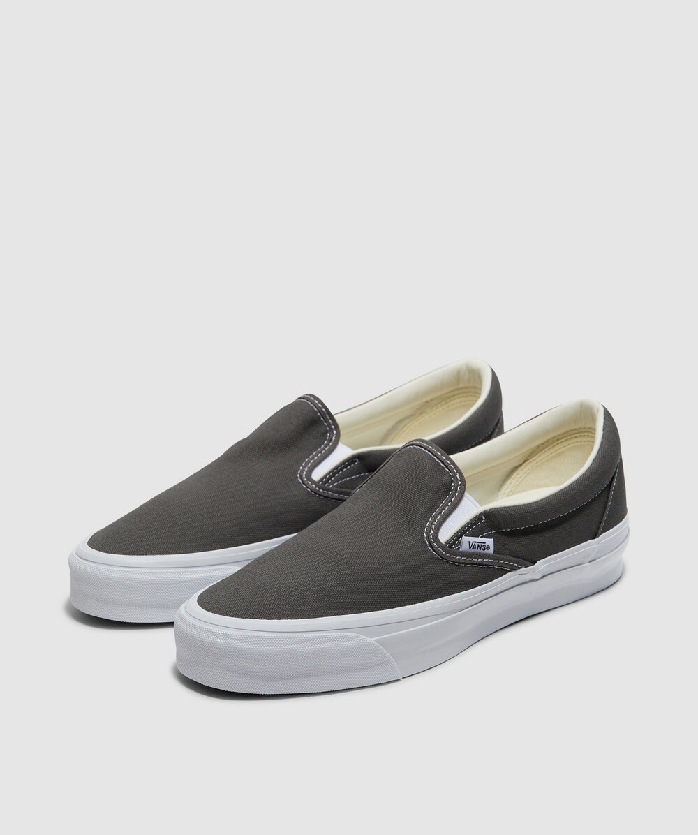 Vans classic slip on charcoal store