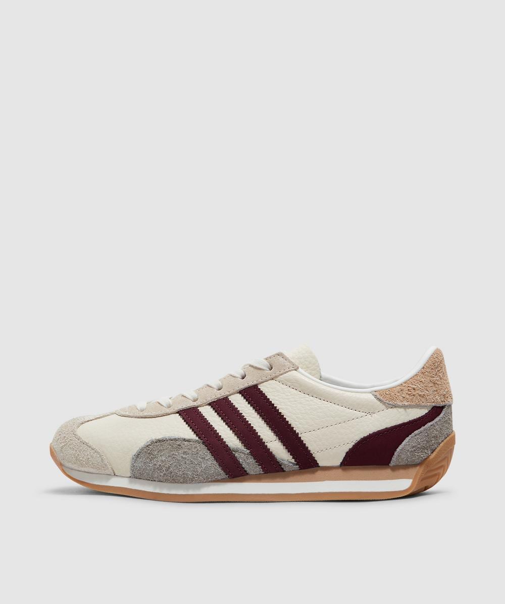 Adidas Originals Adidas Country Og Sneaker In Wonder White/maroon ...