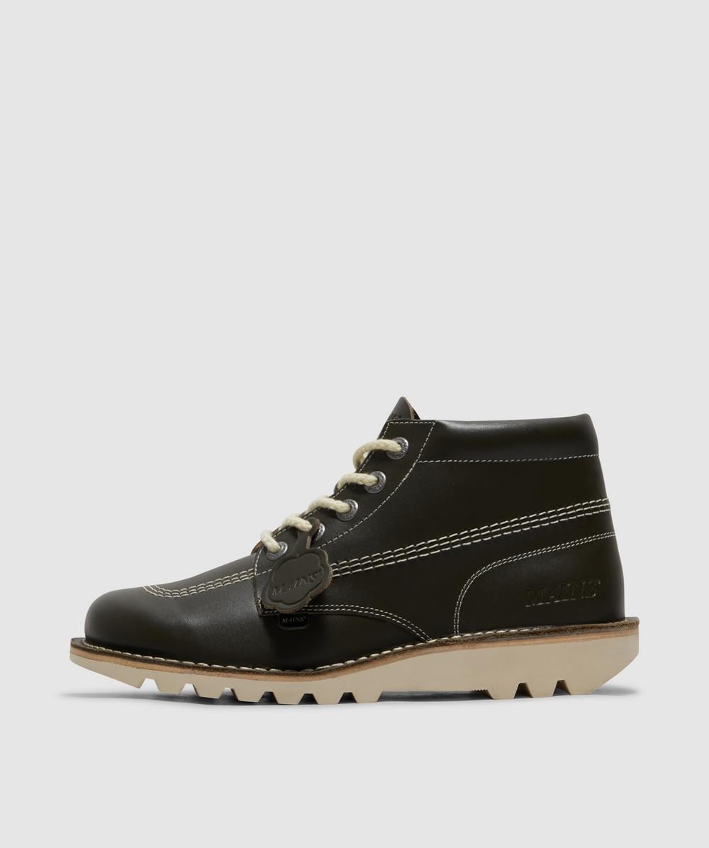 Kickers X Mains Kick hi boot | GREEN | SEVENSTORE