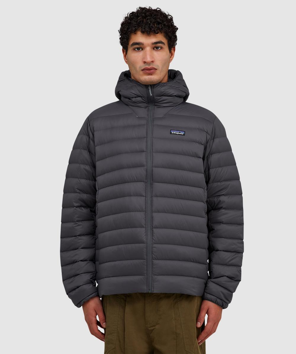 Patagonia Hooded down jacket | FORGE GREY W/FORGE GREY | SEVENSTORE