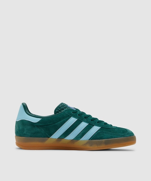 Adidas Originals Gazelle Indoor (Collegiate Green/Haze Sky/Victory Gold ...